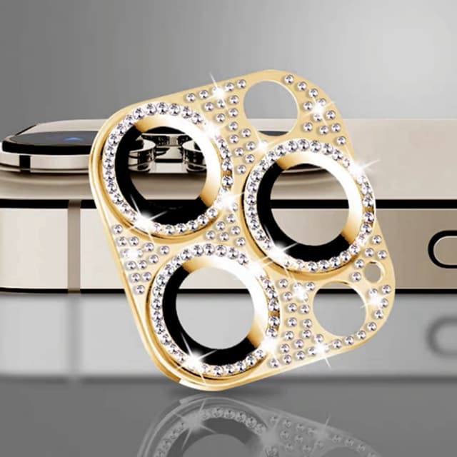 Kamerabeskyttelse Bling Gull iPhone 12 Pro - Elkjøp | Elkjøp