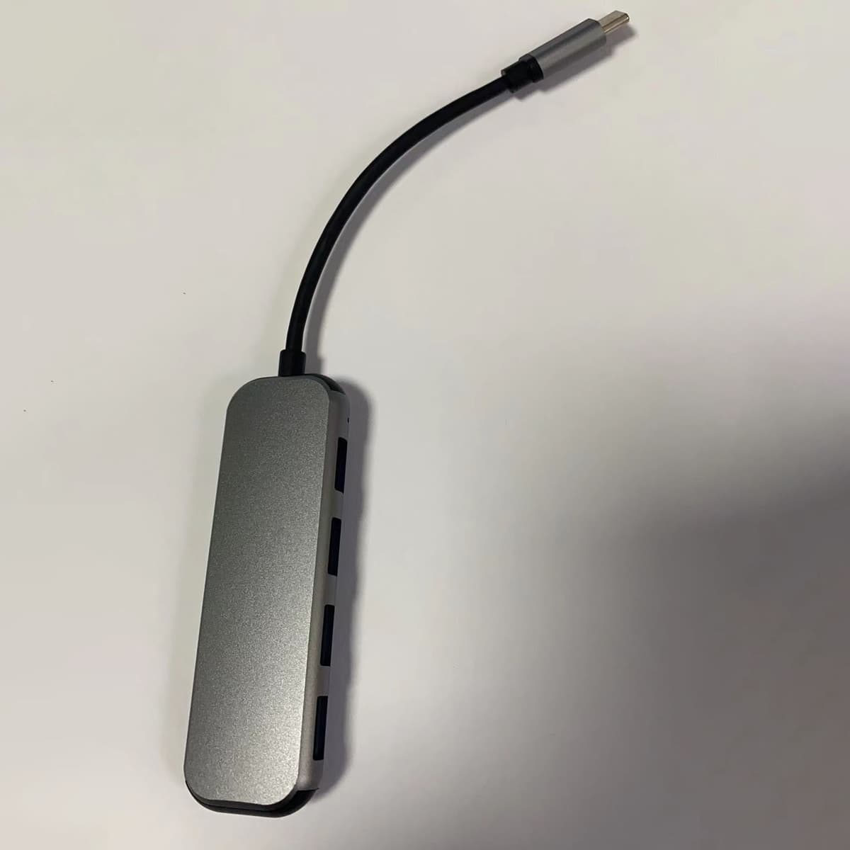 Usb Type-C til Usb3.0 Hub med 4-ports USB-adapter Sølvgrå - Elkjøp | Elkjøp