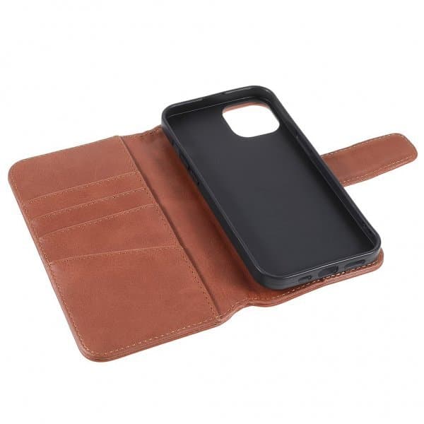 Nordic Covers iPhone 14 Plus Etui Essential Leather Maple Brown - Elkjøp