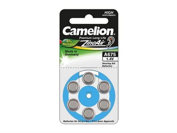Camelion A675 Høreapparatbatteri 6-pack - Elkjøp | Elkjøp