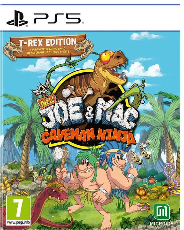 New Joe & Mac: Caveman Ninja - T-Rex Edition (PS5) | Elgiganten ...