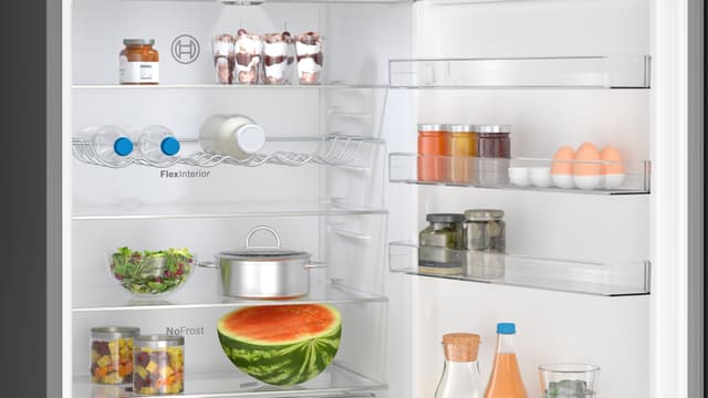 Bosch kombiskap KGN49VXCT (Sort inox) - Elkjøp | Elkjøp