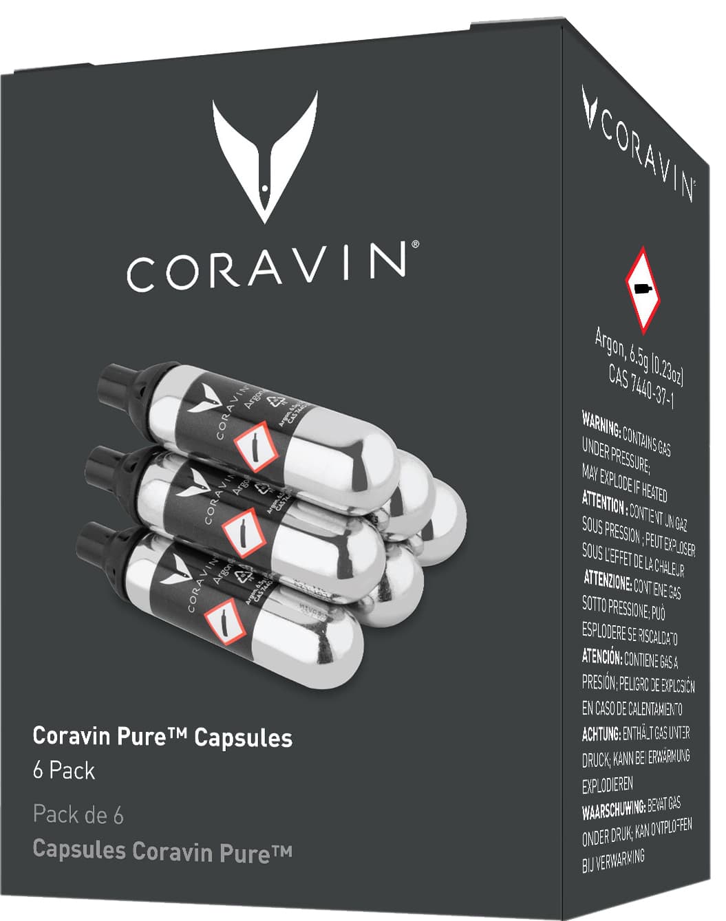 Coravin argon gasskapsler 400006 - Elkjøp