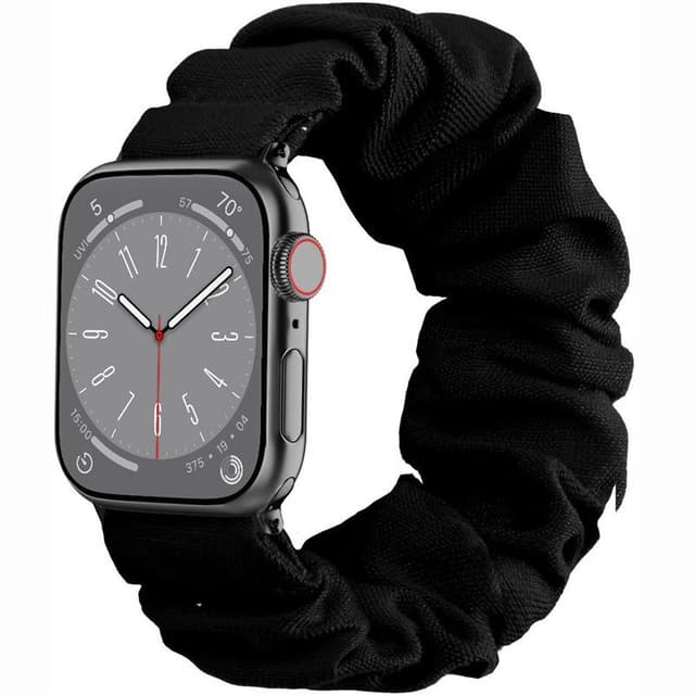 Scrunchie Elastisk armbånd Apple Watch 8 (41mm) - Svart - Elkjøp | Elkjøp