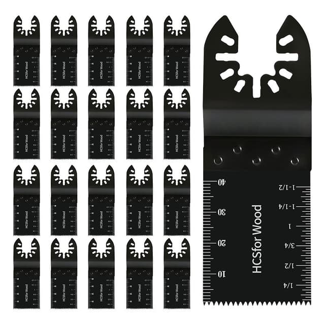 Universalt oscillerende sagblad 20 stk Svart - Elkjøp | Elkjøp