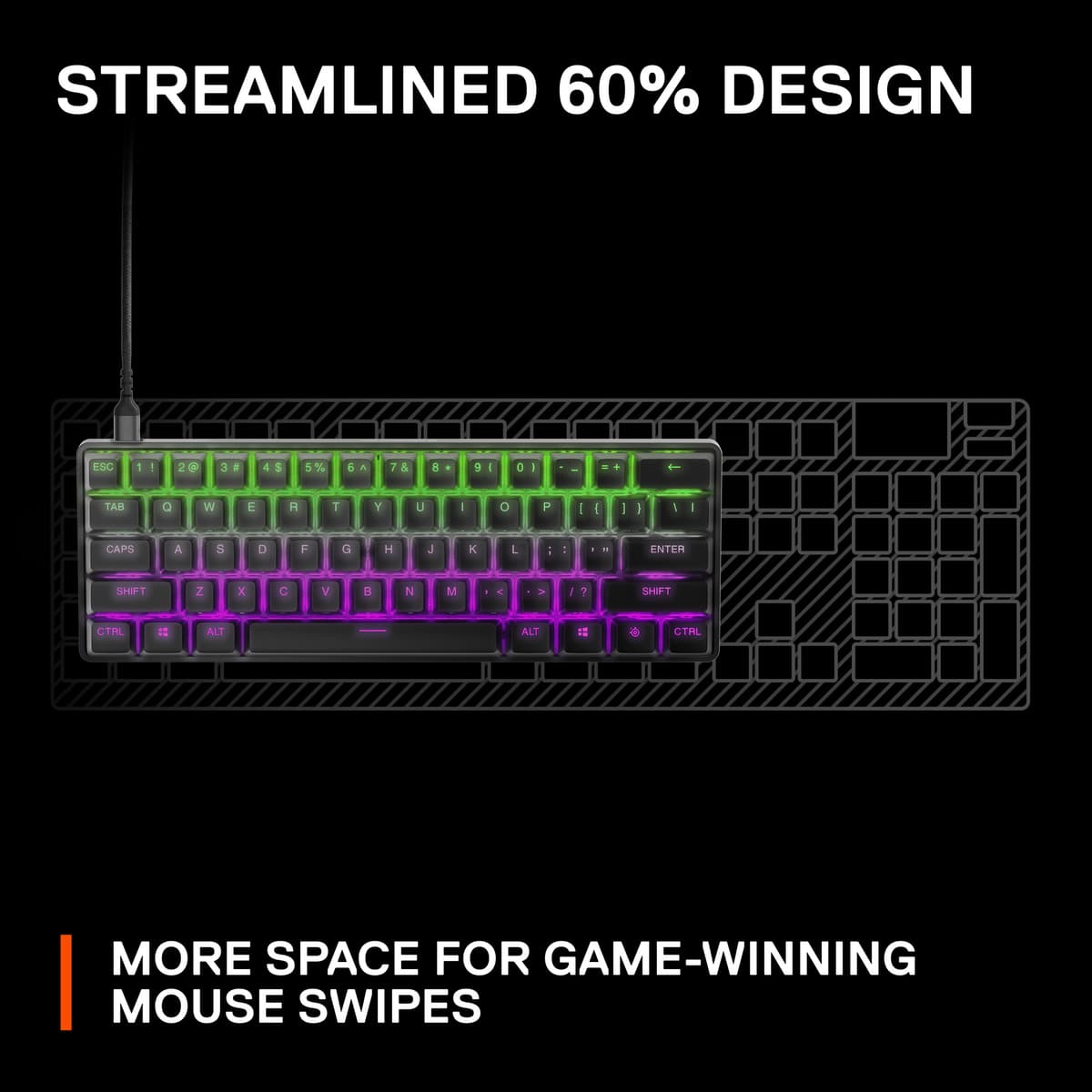 SteelSeries Apex Pro Mini pelinäppäimistö - Gigantti verkkokauppa