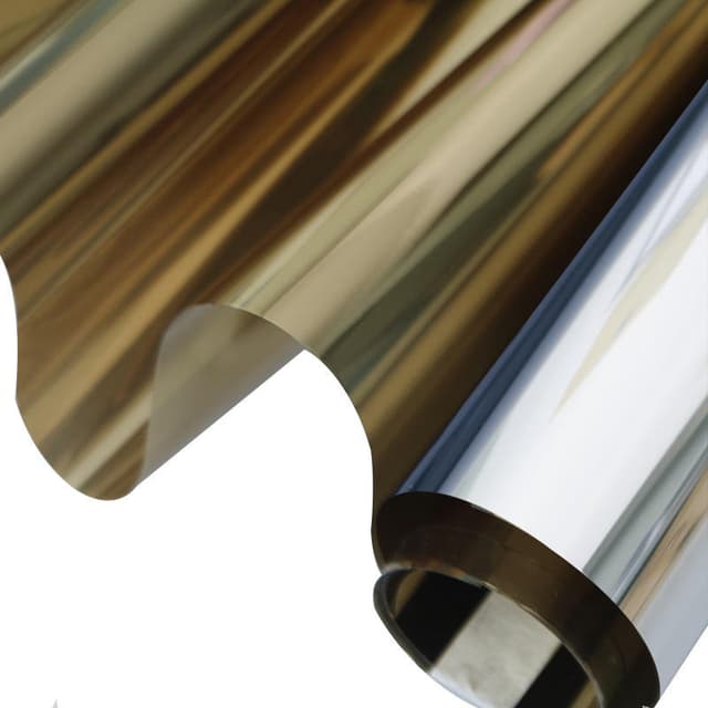 Fönsterfilm för insynsskydd med spegeleffekt Guld 60 x 200 cm - Elgiganten