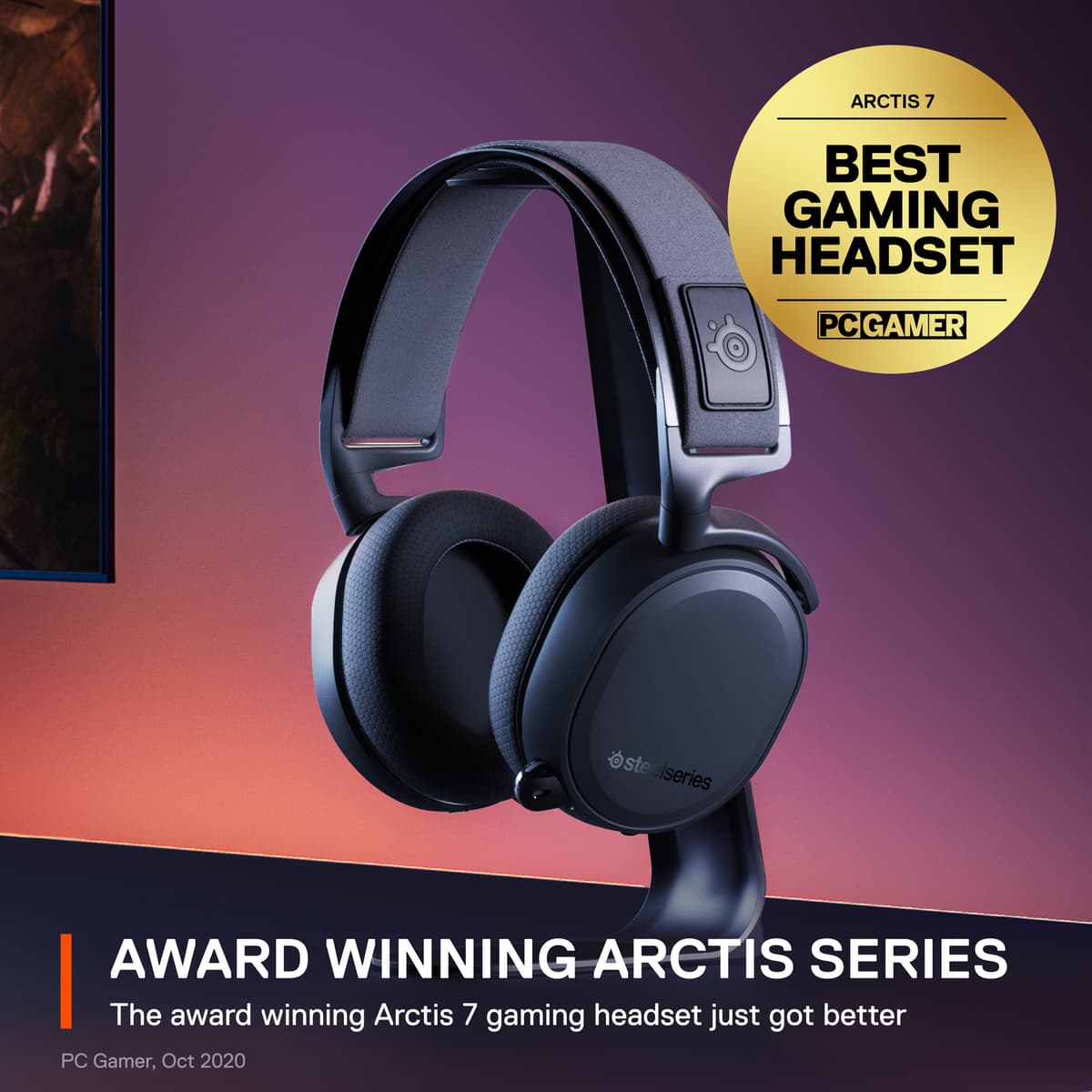 SteelSeries Arctis 7 Plus Wireless headset för gaming (svart ...