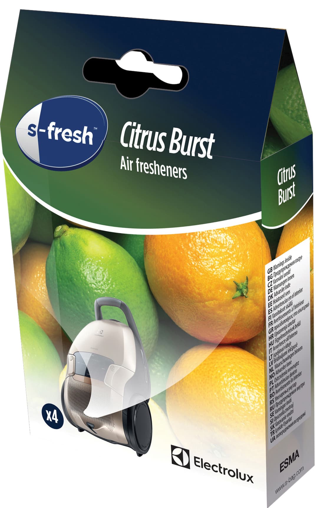 Electrolux s-fresh Citrus Burst air freshener för dammsugare ES MA ...