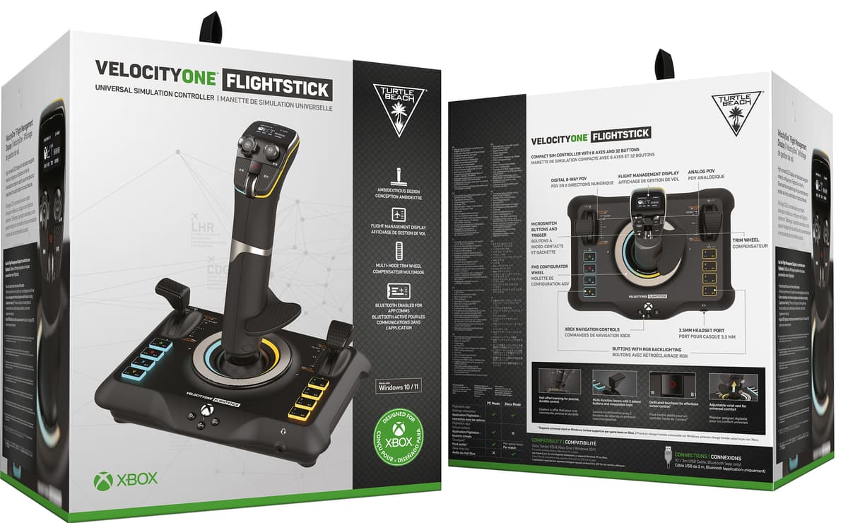 Turtle Beach VelocityOne Flightstick joystick til flight simulator ...