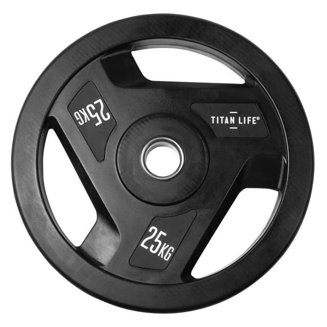 TITAN LIFE PRO Weight Disc Rubber 50 mm 25 kg - Elkjøp | Elkjøp