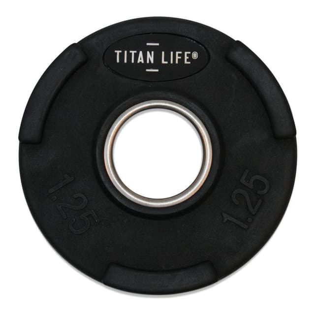 TITAN LIFE PRO Weight Disc Grip Rubber 50 mm 1,25 kg - Elkjøp | Elkjøp