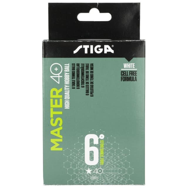 STIGA Master 6-pack ABS 1-star - Elkjøp