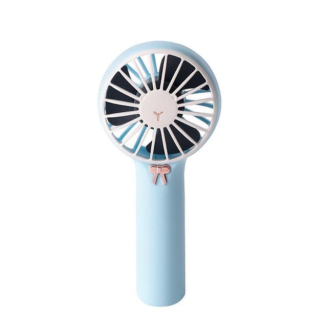 Mini håndholdt vifte med nattlys USB-lading 3 hastigheter blå - Elkjøp ...