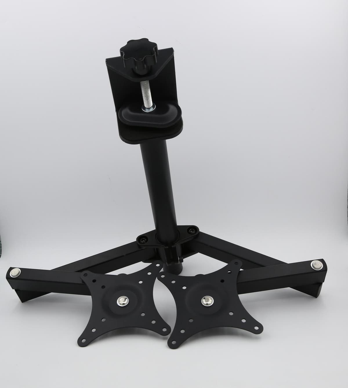 Dobbel skjermstativ for skrivebord 10 - 32 ""svart - Elkjøp | Elkjøp