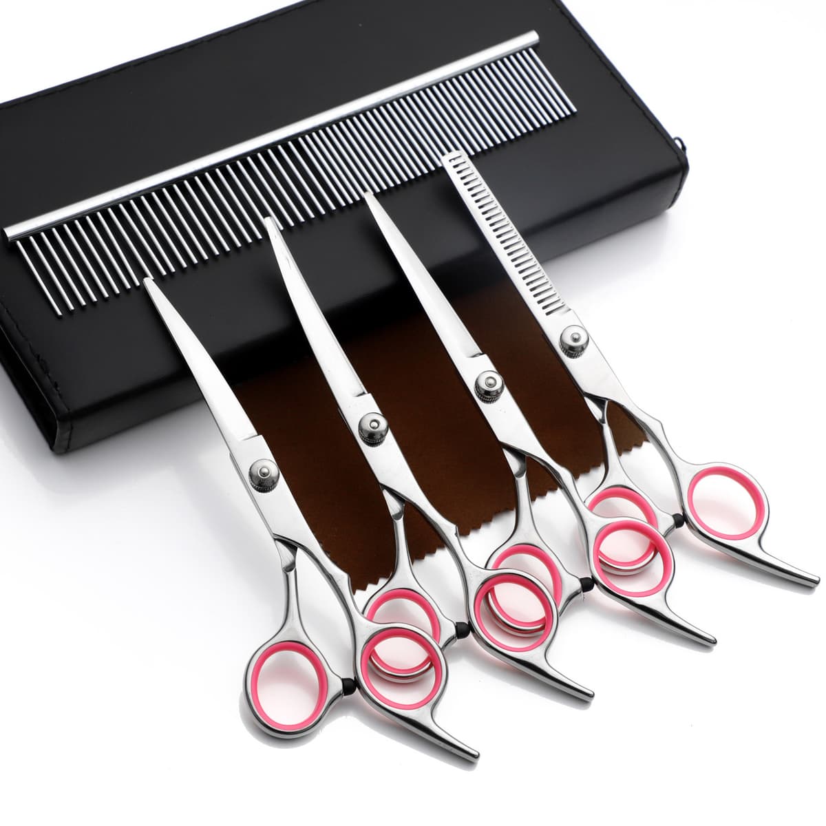 Spetsiga husdjursaxar set 6 delar Rosa - Elgiganten - Elgiganten