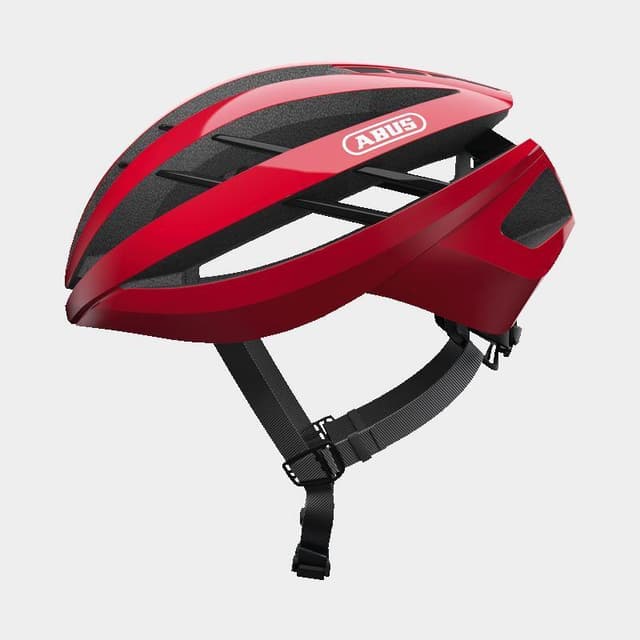 Abus Aventor Racing Red, Cykelhjälm Röd Large - Elgiganten - Elgiganten