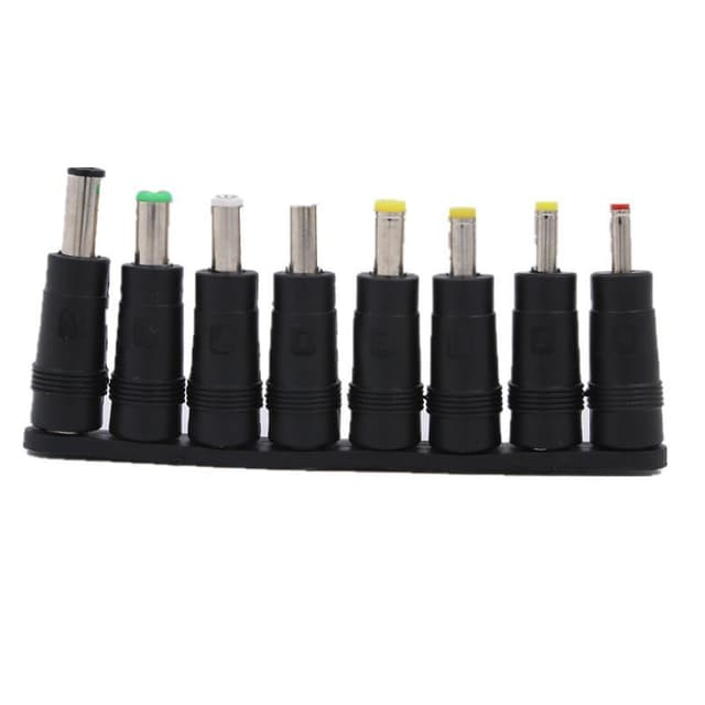 AC adapter stik til bærbar 8-pack Sort | Elgiganten