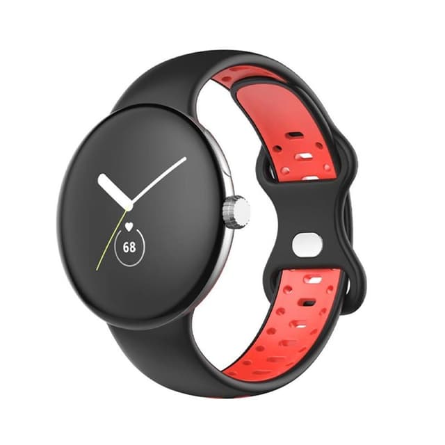 Twin Sport Armbånd Google Pixel Watch (41mm) - Svart/rød - Elkjøp | Elkjøp