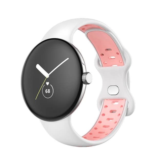 Twin Sport ranneke Google Pixel Watch (41mm) - Valkoinen/vaaleanpunain ...