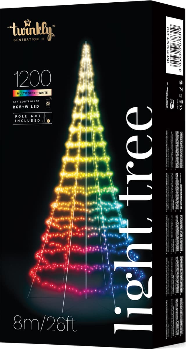 Twinkly RGB LED juletre TWP1K2SPP-BEU - Elkjøp | Elkjøp