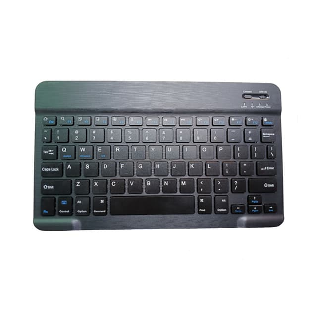 Trådlöst Bluetooth-tangentbord med fyrkantigt tangentbord Svart 10 inc ...