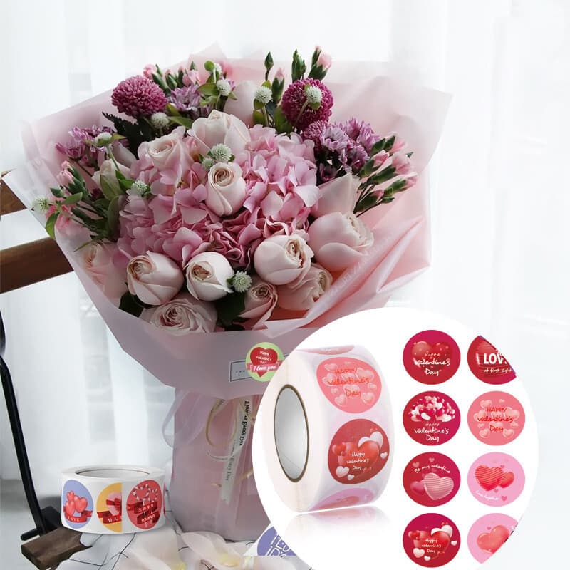 Hjerte Valentinsdag-klistremerker 500-deler Rosa - Elkjøp | Elkjøp