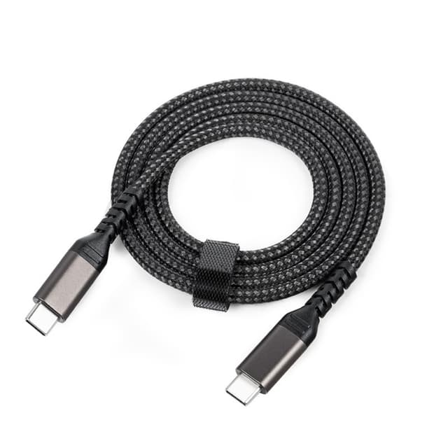 USB C til USB C-kabel 5A/20V PD100W Sort 1 m - Elkjøp