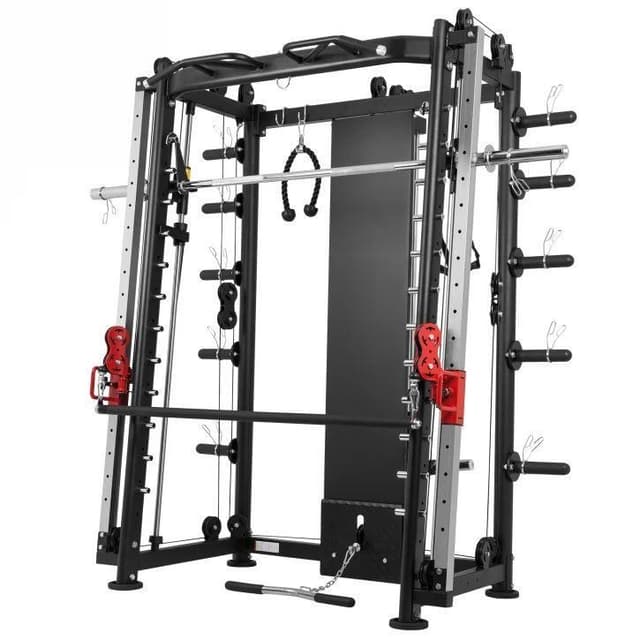 Gorilla Sports Smith maskin Multi PRO - Cable Cross Chin bar - Elkjøp