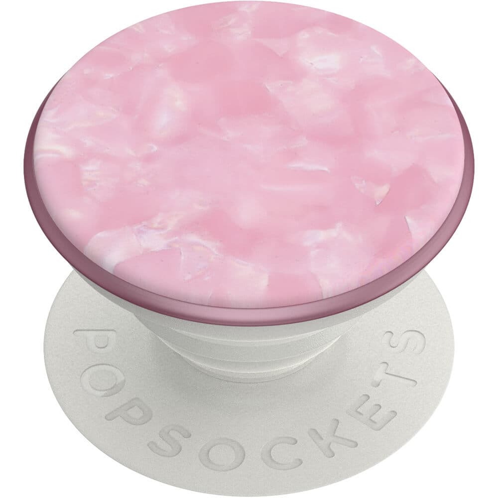 POPSOCKETS Acetate Pink Rose Avtagbart Grip med Stativfunksjon LUXE ...