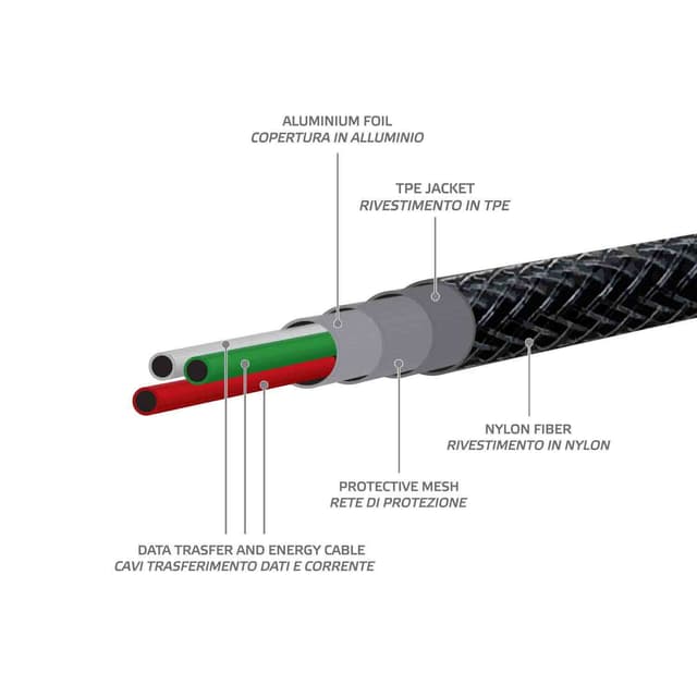 Celly Extreme Cable Lightning 25cm S - Elgiganten