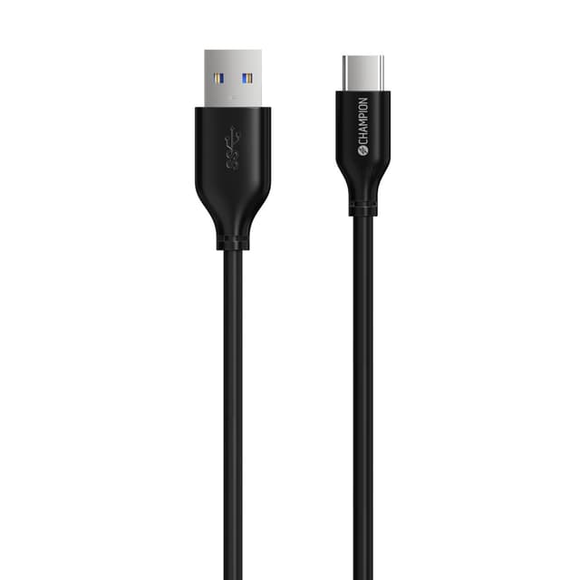 Champion USB-A til USB-C-kabel 2m Sort - Elkjøp | Elkjøp