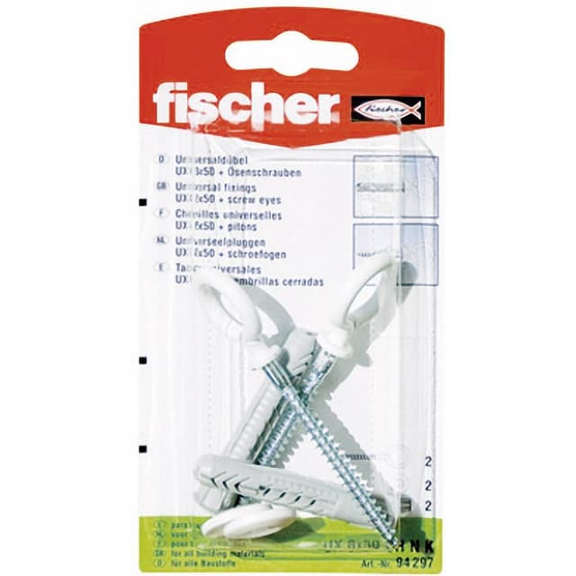 Fischer UX 8 x 50 OH N K Universalplugg 50 mm 8 mm - Elgiganten ...