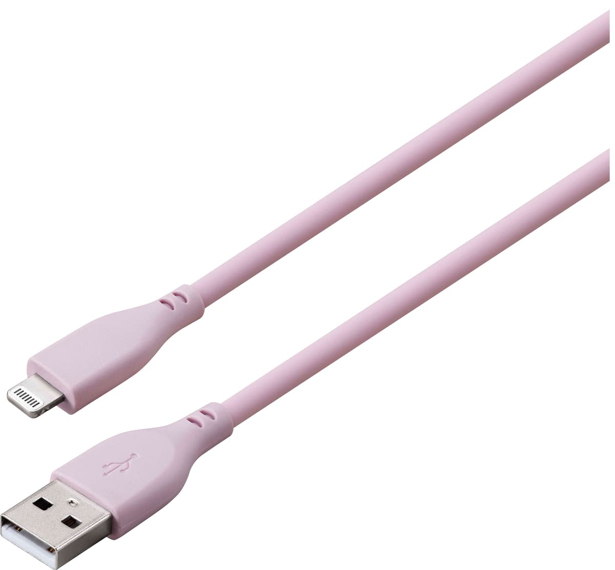 Goji USB-A til Lightning kabel 1,8m (rosa) - Elkjøp