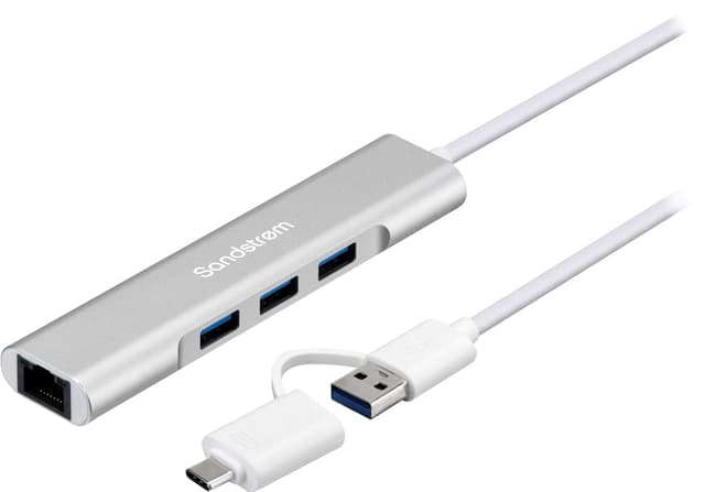 Sandstrøm USB 3.0 hub - Elkjøp