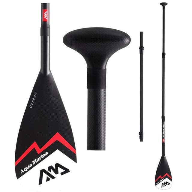 vidaXL SUP Paddel Carbon Pro röd kolfiber - Elgiganten - Elgiganten