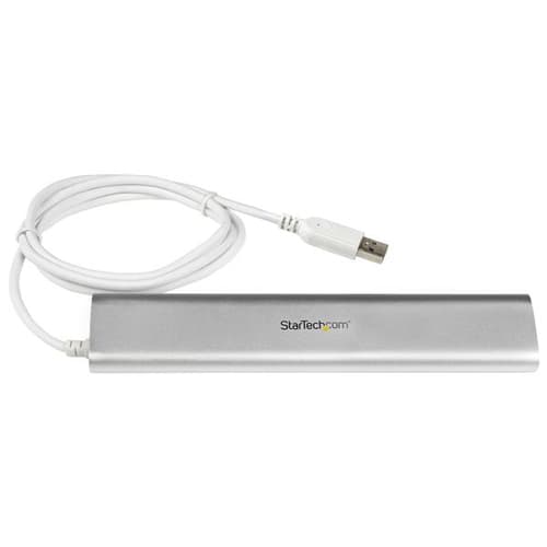 StarTech.com Kompakt USB 3.0-hubb med 7 portar och inbyggd kabel ...