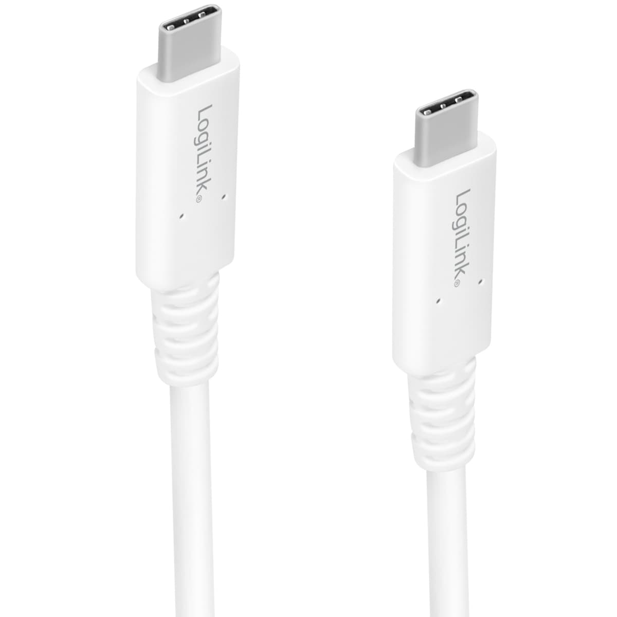 USB4 Gen3 USB-C - USB-C, 40Gbps 100W 0,8m Vit - Elkjøp | Elkjøp
