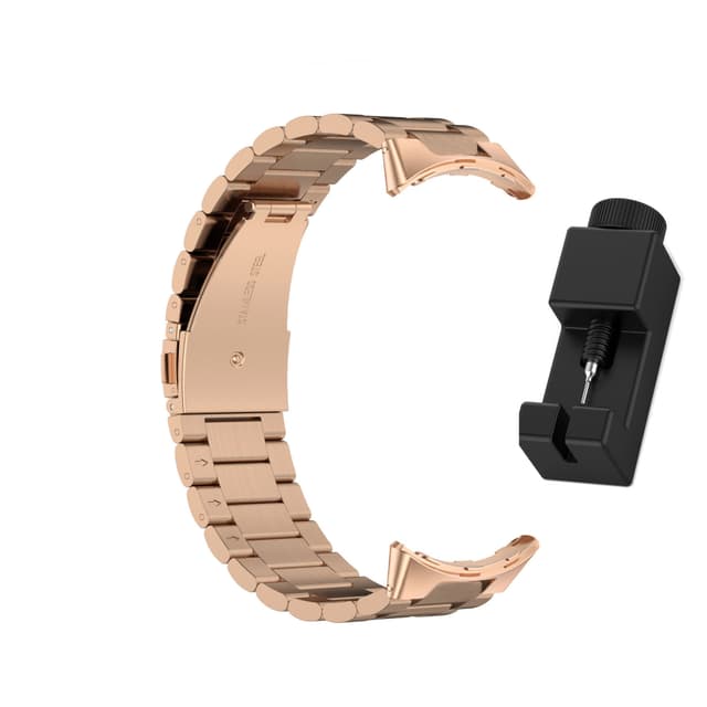 Kellon ranneke ruostumatonta terästä Ruusukulta Google Pixel Watch ...
