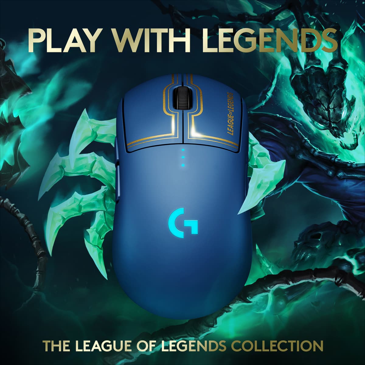 Logitech G PRO League of Legends Edition trådløs gamingmus - Elkjøp ...