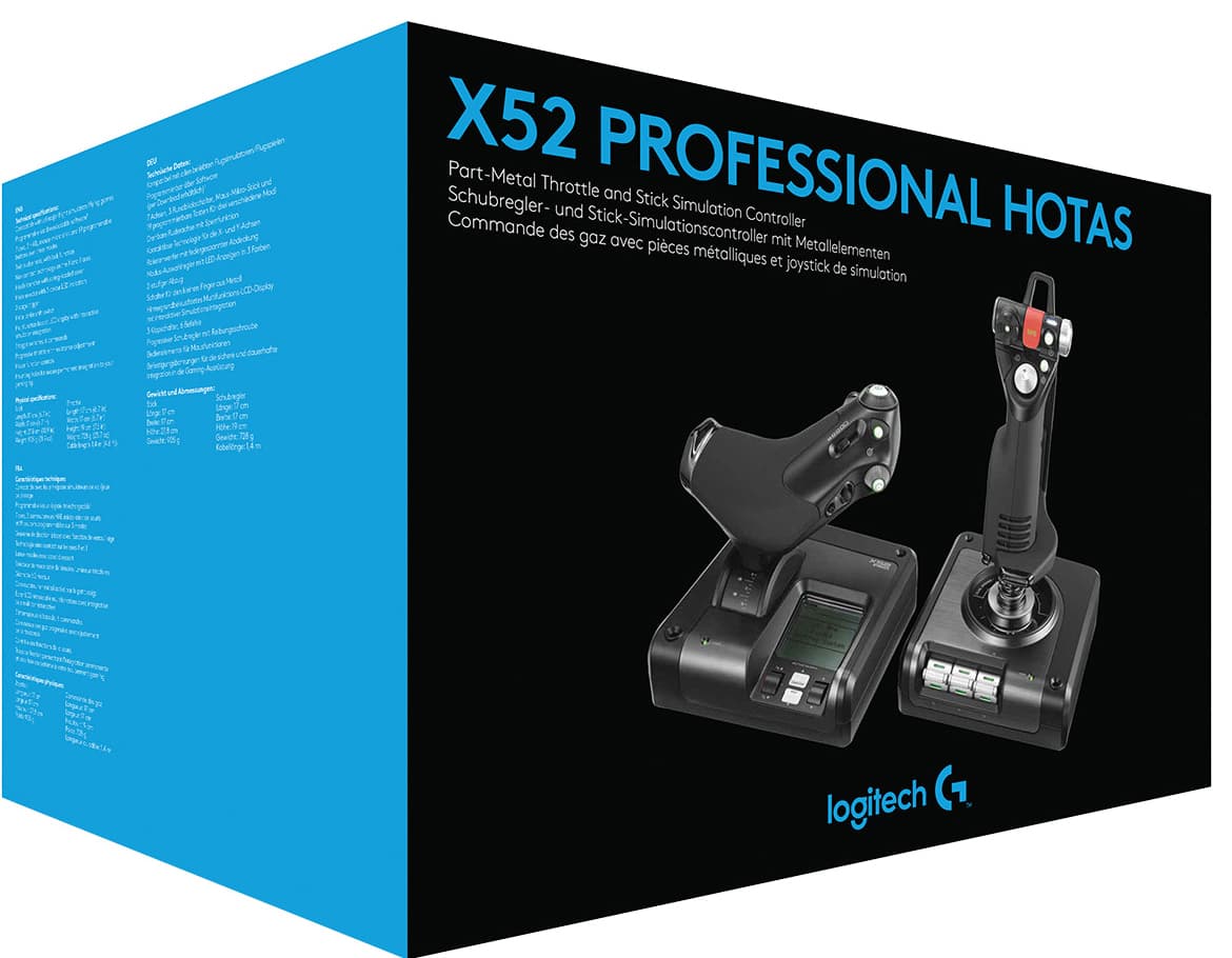 Logitech G Saitek X52 Pro flight control system - Elkjøp