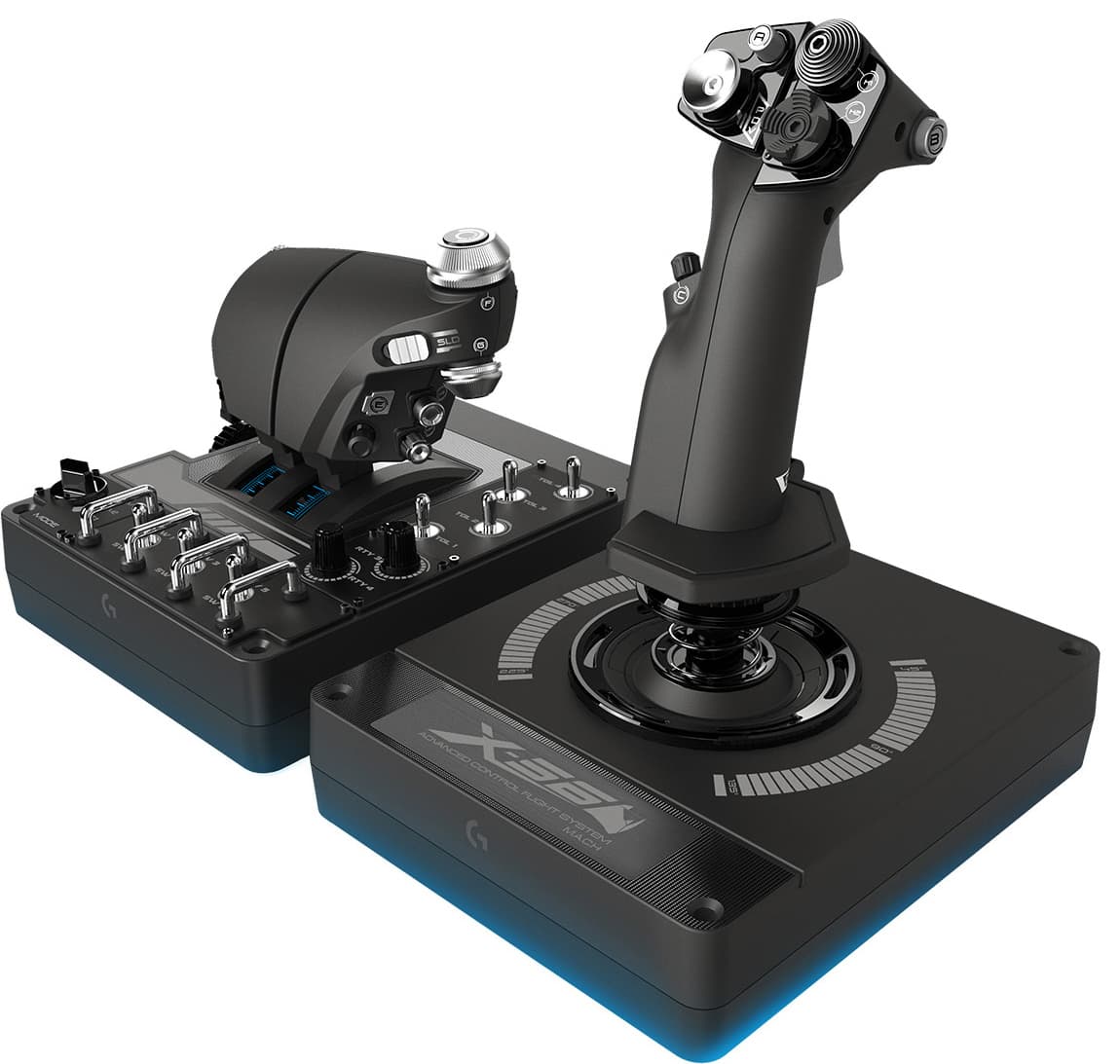 Logitech G Saitek X56 Rhino V2 flight control system - Elkjøp