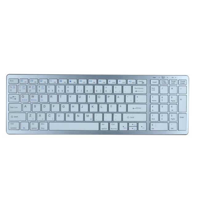 Trådlöst Bluetooth-tangentbord svensk layout Flerfärgad - Elgiganten