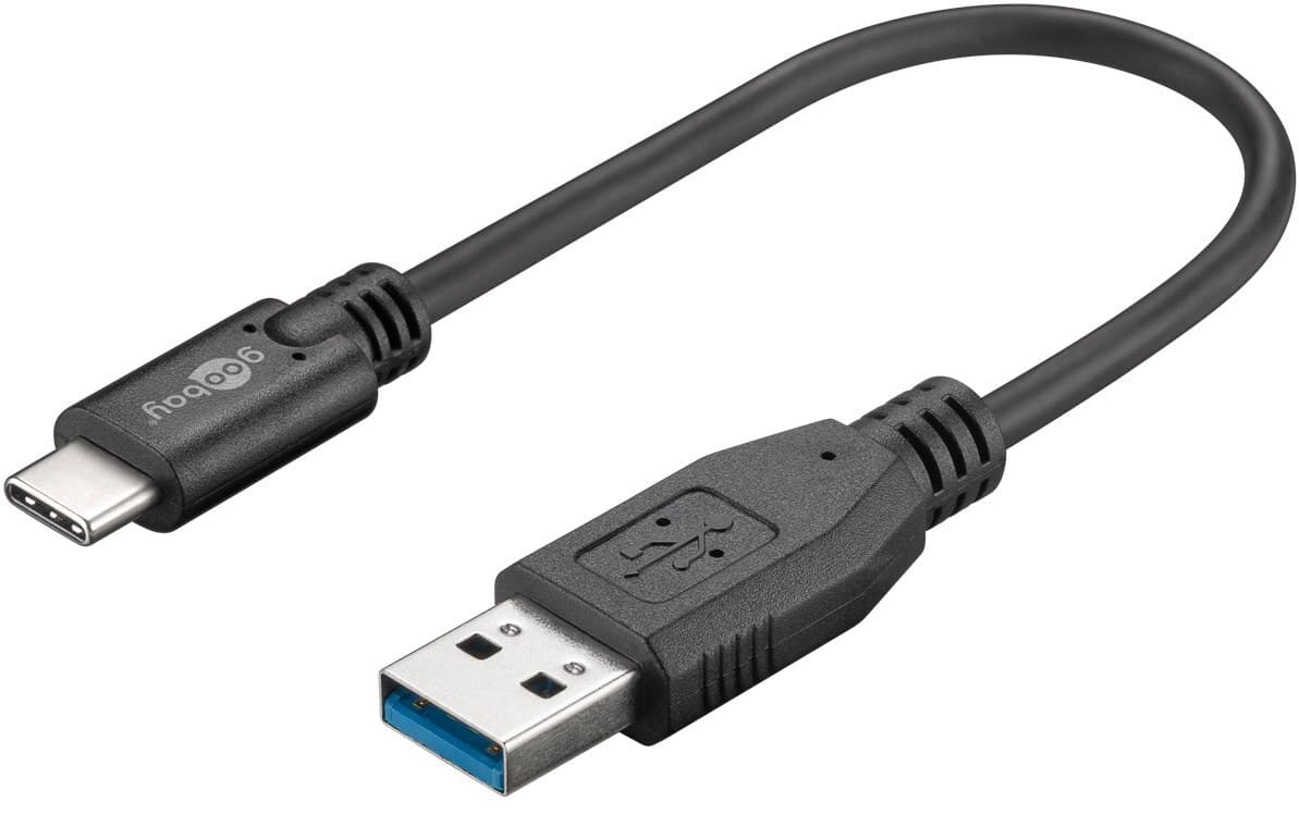 Synkroniser og lad Super Speed USB-C™ til USB A 3.0-ladekabel - Elkjøp ...