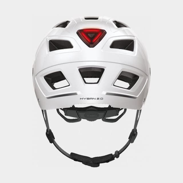 Abus Hyban 2.0 Polar White, Cykelhjälm Vit XL - Elgiganten