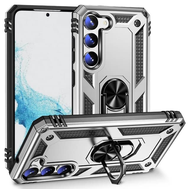 Sergeant Ring Case Samsung Galaxy S23 - Silver - Elgiganten