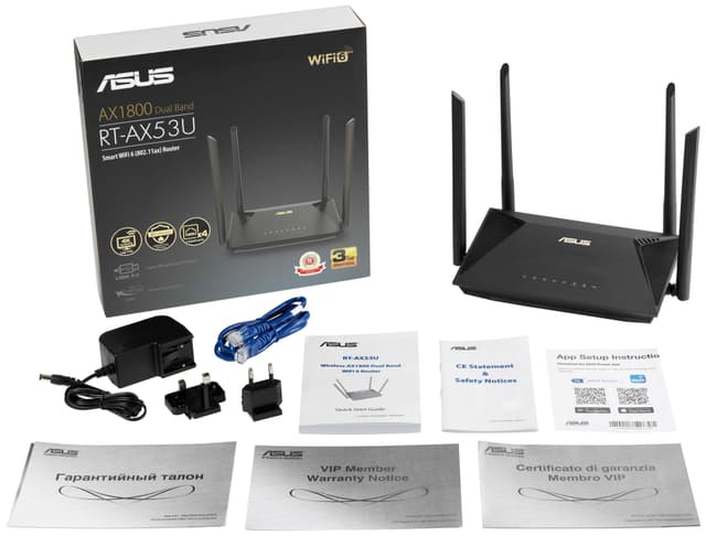 ASUS RT-AX1800U WiFi 6 router | Elgiganten | Elgiganten