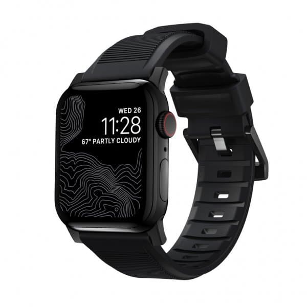 NOMAD Apple Watch 38/40/41mm Armbånd Rugged Band Svart - Elkjøp