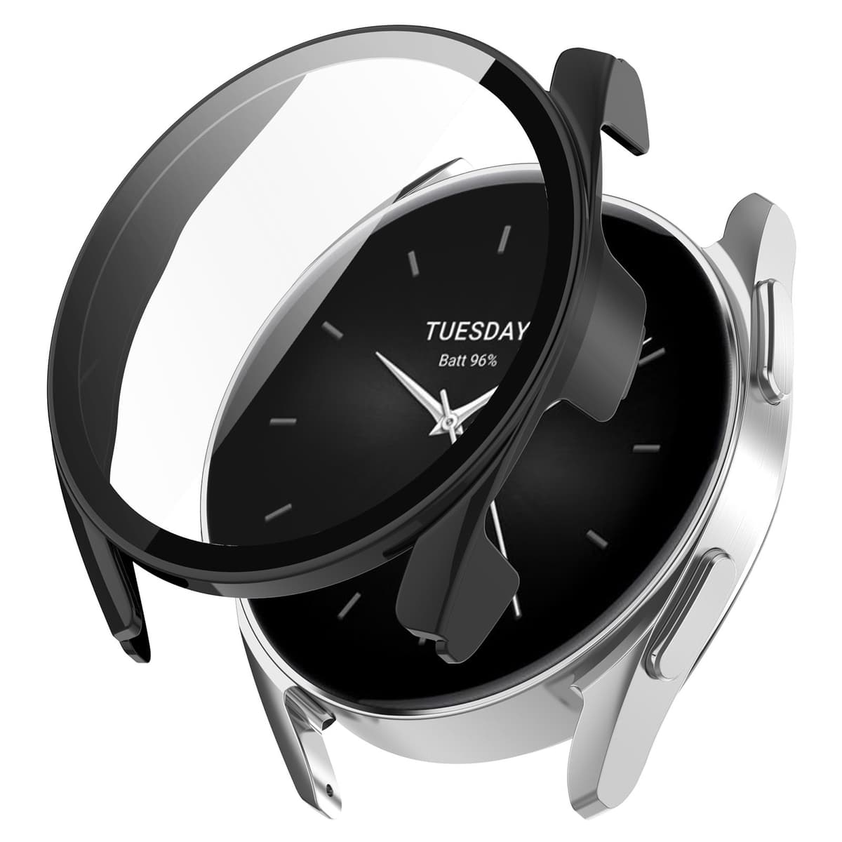 Smart Watch Case med skjermbeskytter Sort Xiaomi Watch S2 42 mm ...