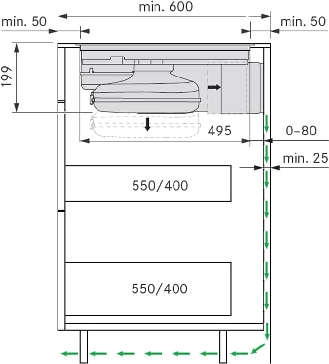 Bora induktionshäll med inbyggd köksfläkt 86473 - Elgiganten